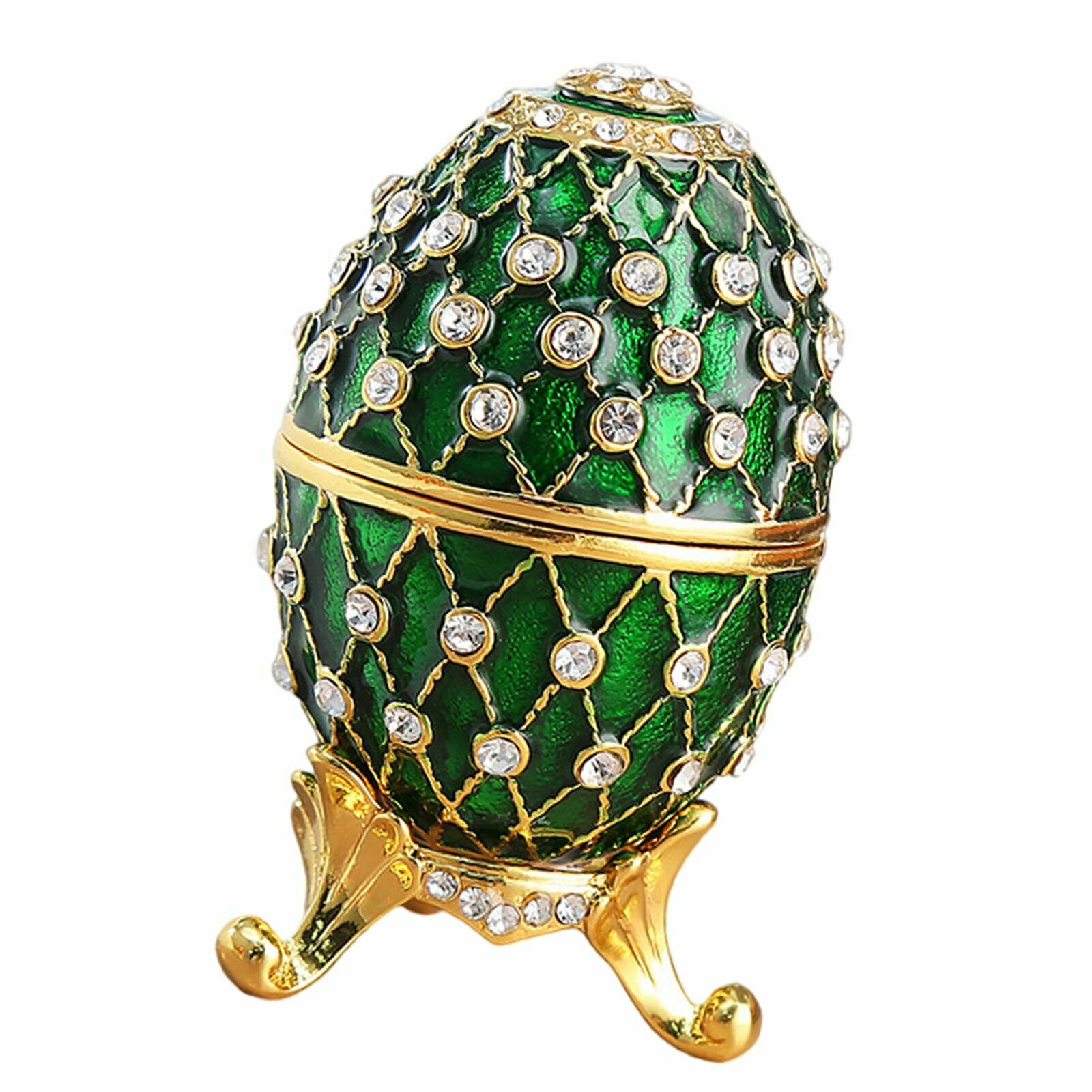 Декоративные пасхальные яйца ручной работы стильные украшения с хрустальными аксессуарами