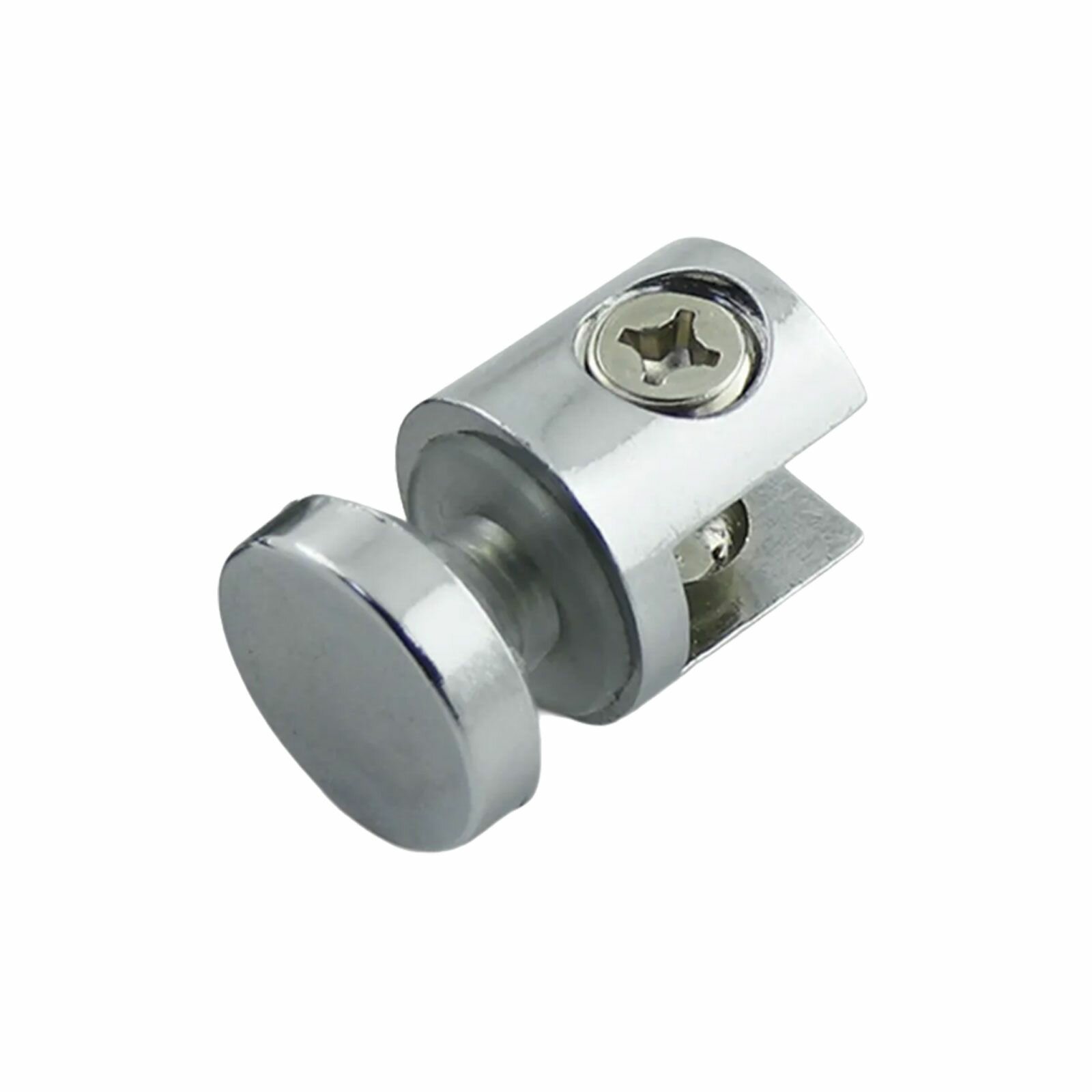 Металлический фиксатор для стекла 10-12 мм регулируемый кронштейн