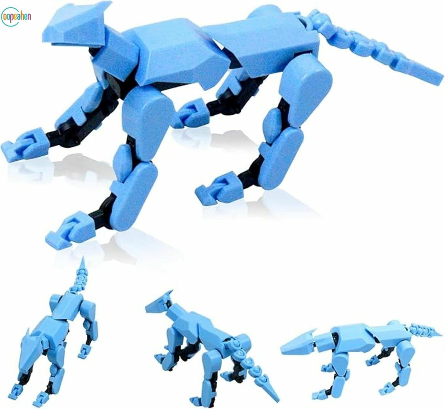 T13 Action Dog 3D печать подвижная шарнирная экшн-фигурка робот собака