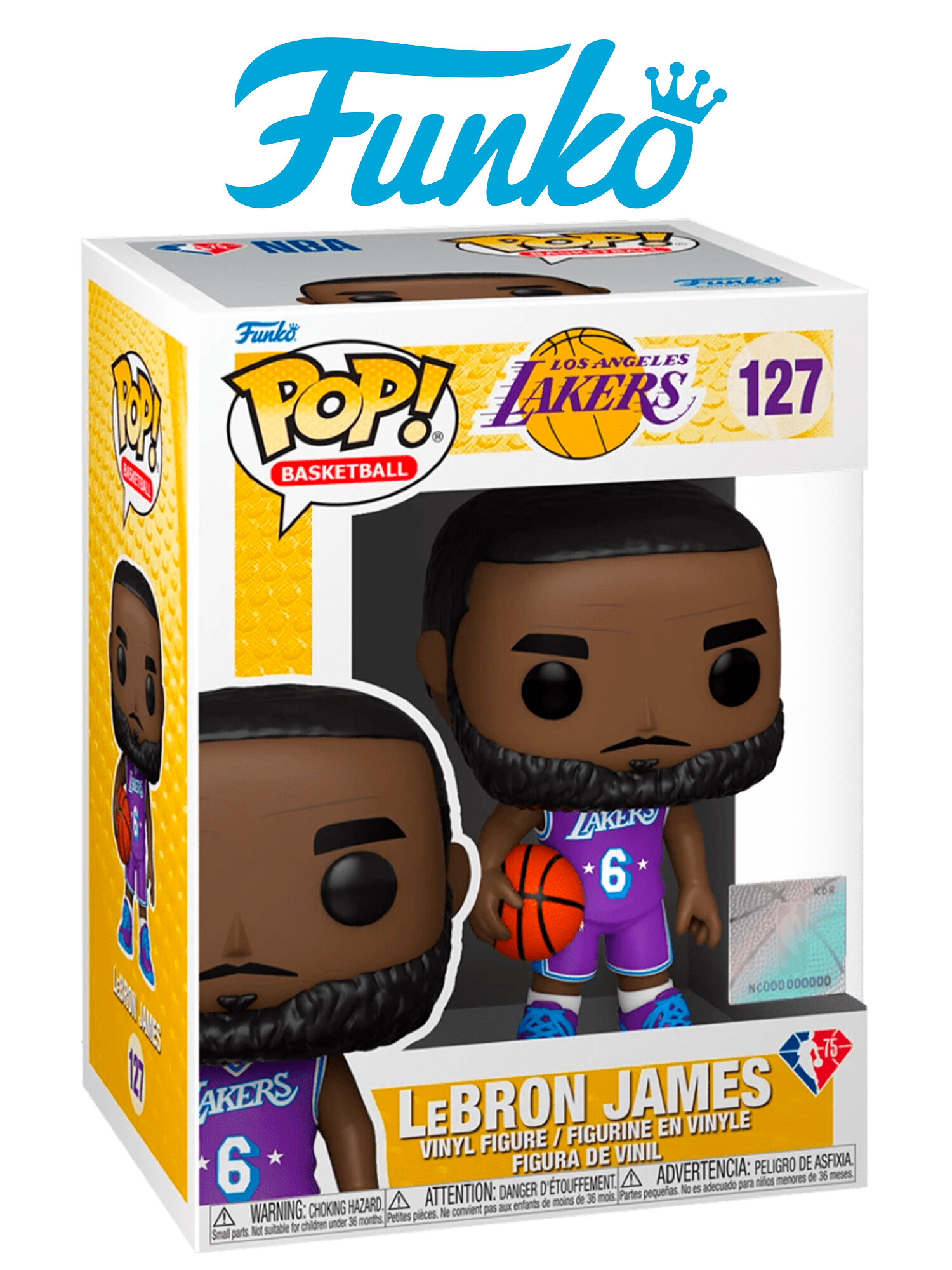 Фигурка Funko POP! LeBron James (127) Lakers NBA