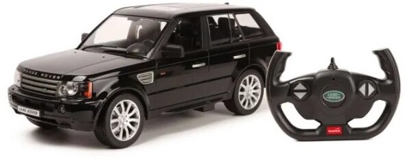 Радиоуправляемая машинка Rastar Range Rover Sport (1:14), доступ в кабину, свет фар, черная, для детей 7–9 лет