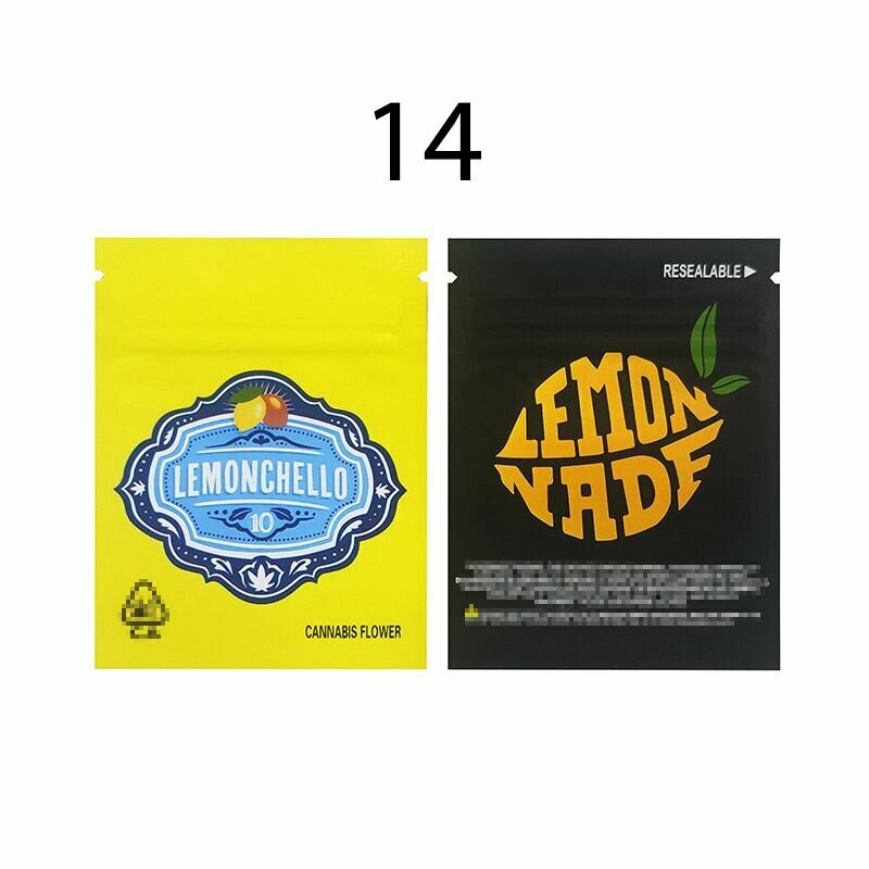 Пакет Дой-пак с замком zip-lock, забавный печать, металлизированный внутри,9х7 см,10 шт