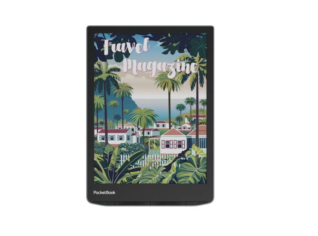Электронная книга PocketBook 743K3 InkPad Color 3 (черный/серебристый)
