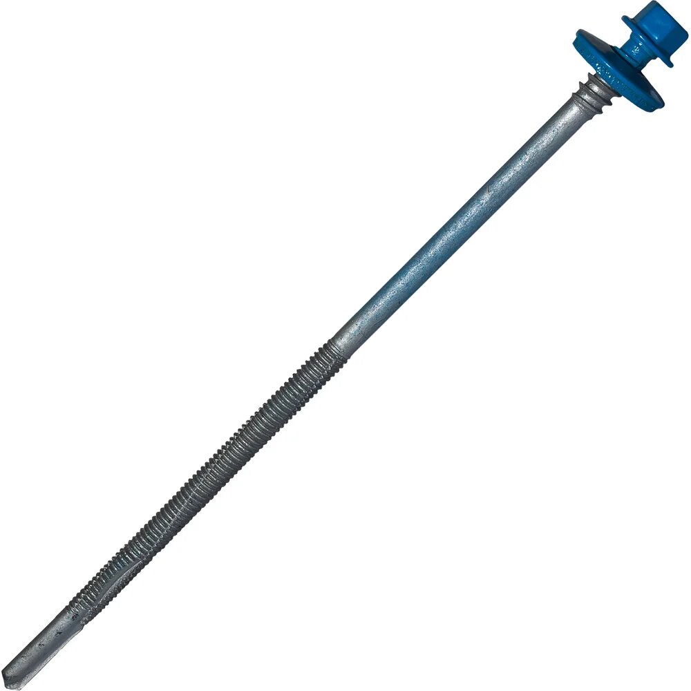 Саморез для сэндвич‑панелей HARDWEX ТМ HWX16-P20, шестигранная головка, пресс‑шайба, покрытие RUSPERT синий