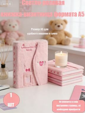 Корейская версия формата А5, плюшевый фотоальбом с мультяшной бабочкой, магнитная книжка-открытка "все включено", трехдюймовая