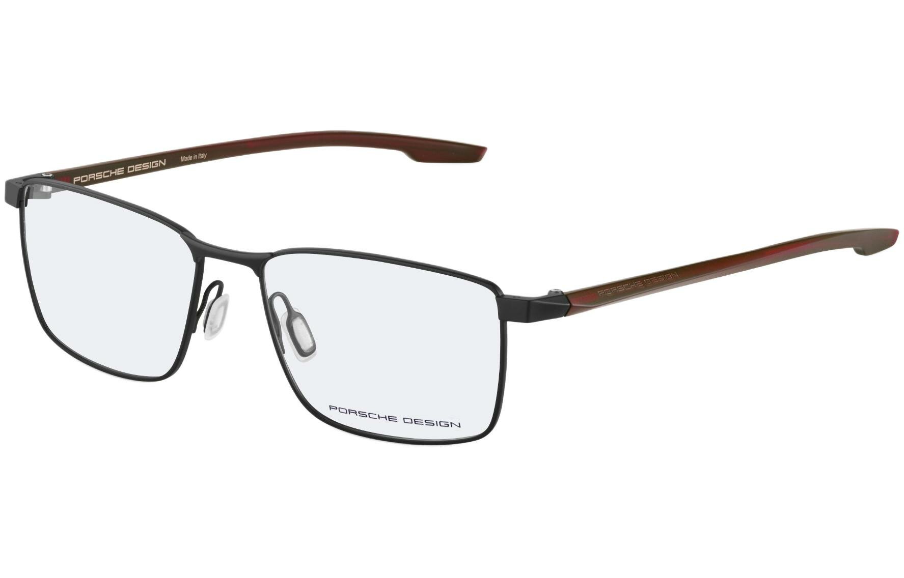 PORSCHE DESIGN Пластина And Металл Квадрат Оправы для очков Мужской OneSize