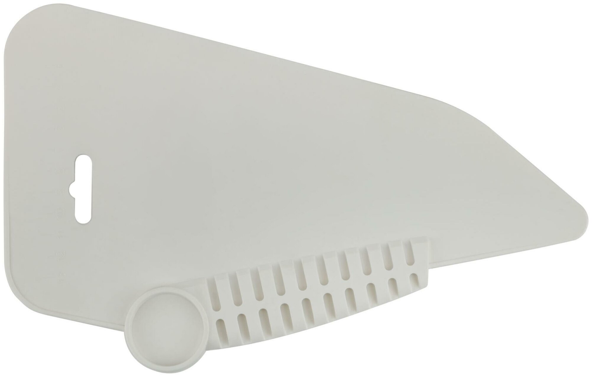 Шпатель прижимной, "Стандарт", для обоев, пластиковый, белый 280 мм