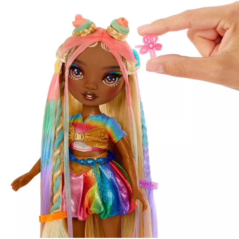 Меловая кукла с мелом и стилем волос Meline Rainbow and Gold 3343962391 для коллекционирования