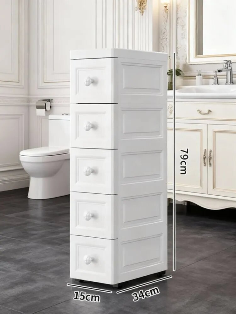 Тумба для ванной, 15х34х82 см