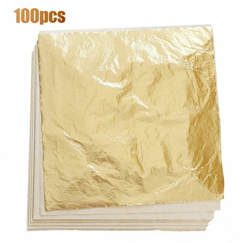 Фольга цветная, 100 лист, шт