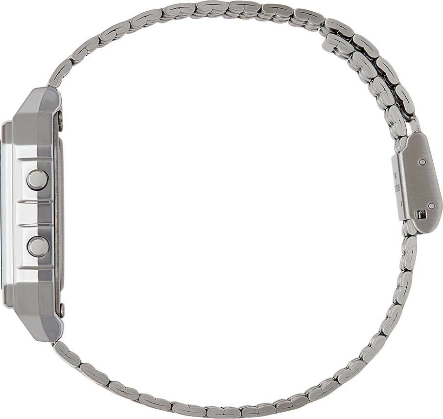 Наручные часы CASIO Vintage, серый, черный, серебряный — фото 1
