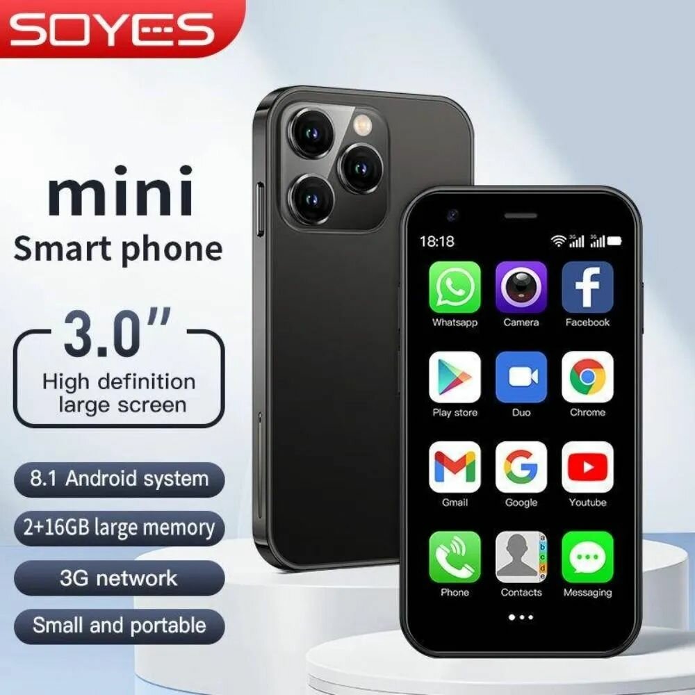SOYES XS15 Мини Смартфон На 16Гб / Супер Mini Смартфон 4G 2 SIM
