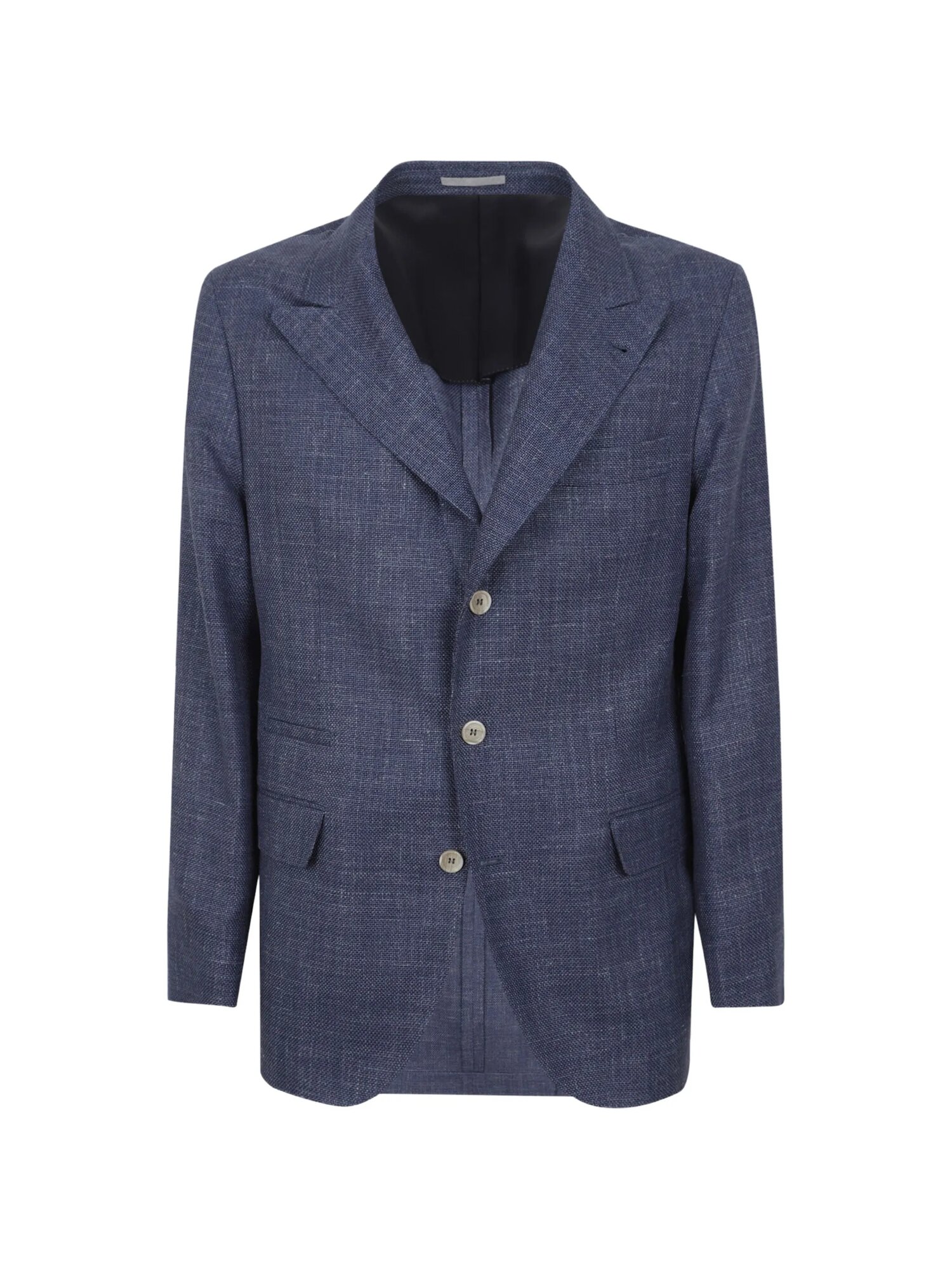 Куртка BRUNELLO CUCINELLI Button jacket, размер 48, blue
