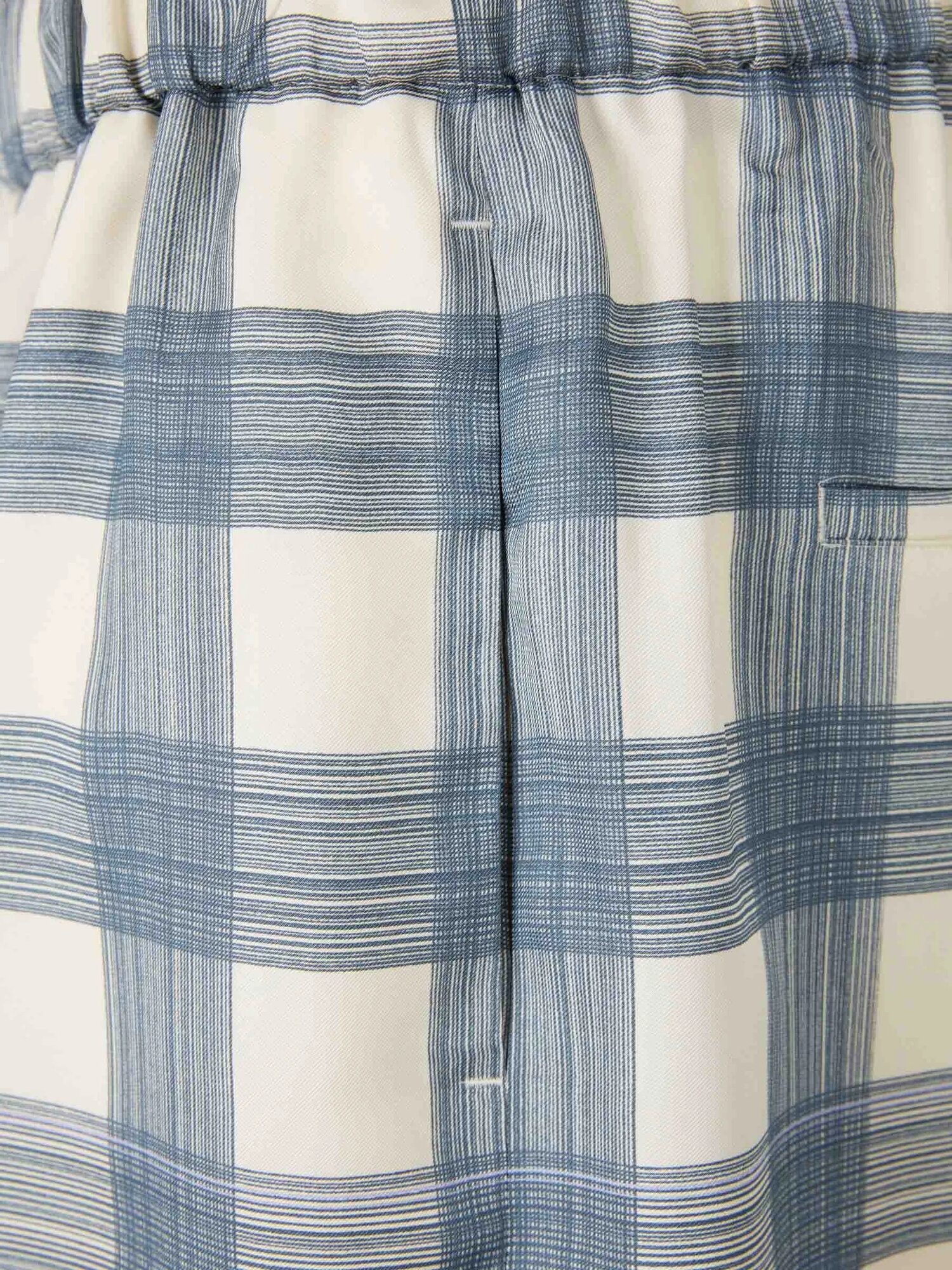 Шорты Jil Sander Check-pattern shorts, размер 48, blue — фото 1