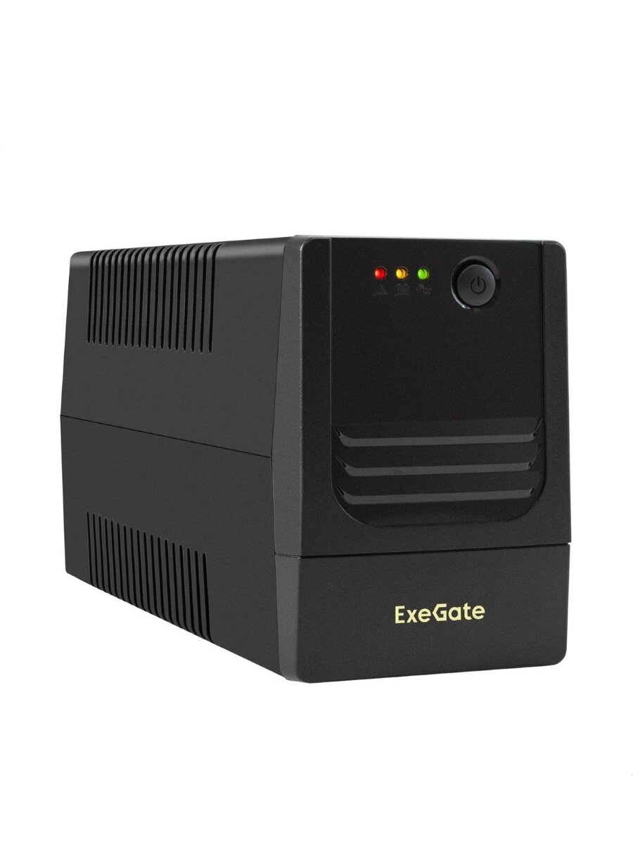 ИБП Источник бесперебойного питания Exegate Power NB-1000. LED. AVR.4C13. USB 650 Вт, Линейно-интерактивный