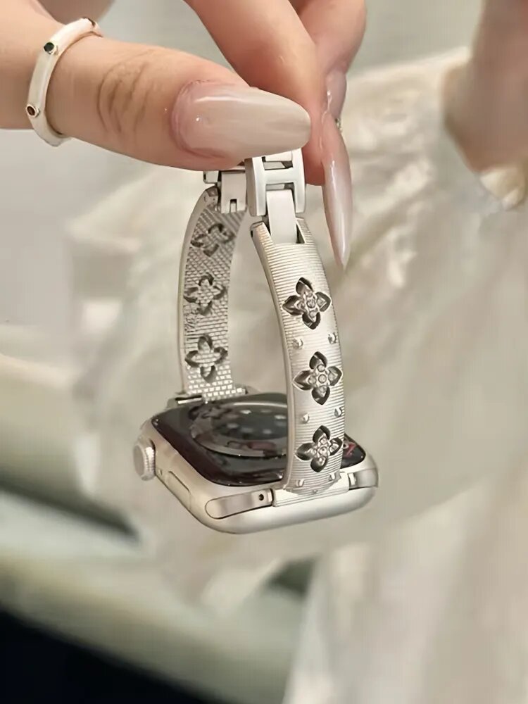 Металлический ремешок для Apple Watch Series 10-11 42мм/ Series 1-9 & SE 38мм, 40мм, 41мм/ SE 3 40мм, браслет Buccellati