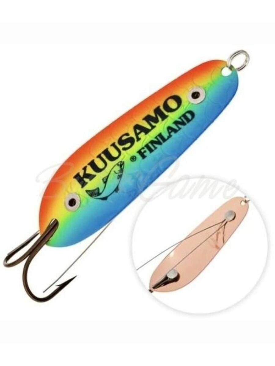 Блесна Kuusamo Rasanen 70мм 10г Двойник-Незацепляйка#Цвет. KUF-C