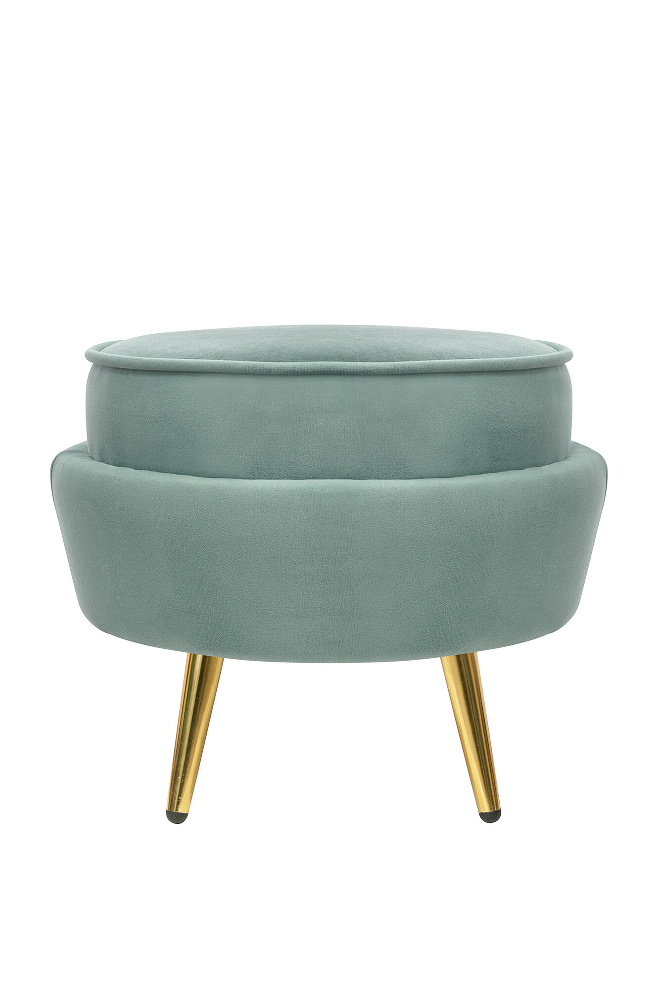Пуф Mak-interior Pearl Adorn Green на железных ножках, зеленый