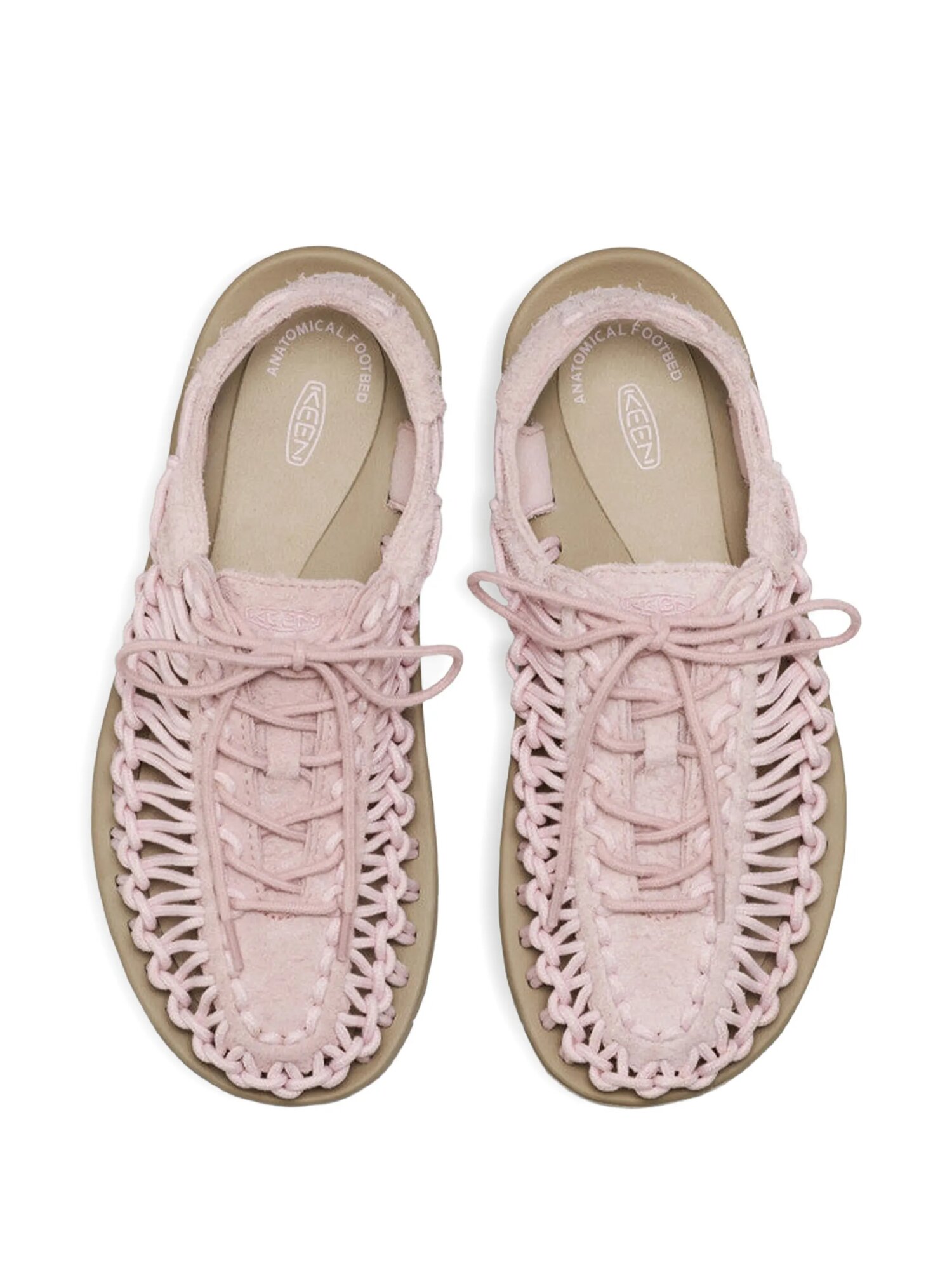 Босоножки KEEN Uneek woven sandals, размер 8.5 US, розовый — фото 1