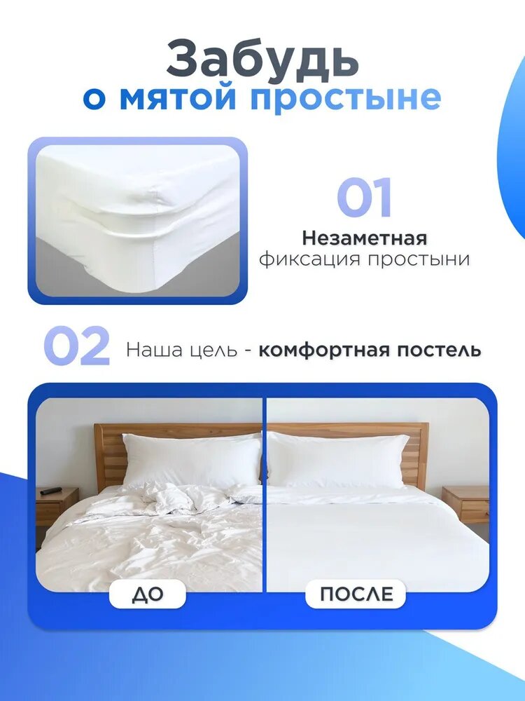 Держатель простыни, одеяла, кровати, пододеяльника, зажимы для фиксации ткани, 4 шт — фото 1
