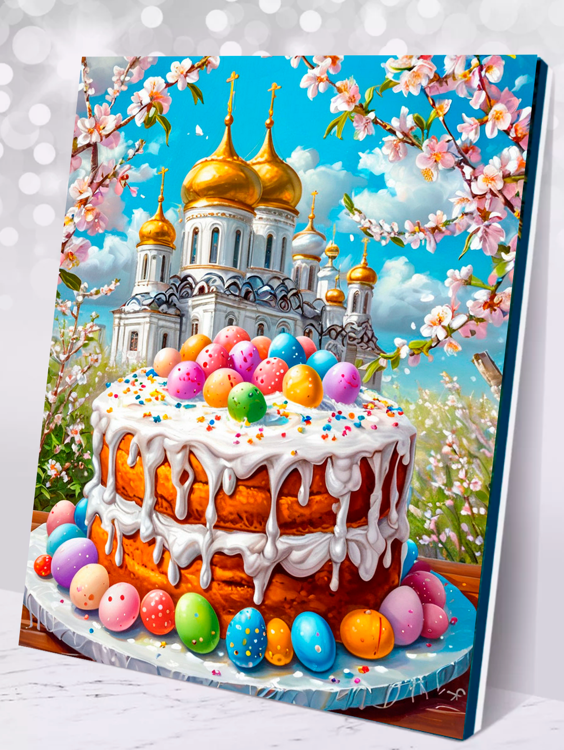 Картина по номерам "Пасха", хлопковый холст на подрамнике 40х50 см, акрил, 000 Art Hobby Home