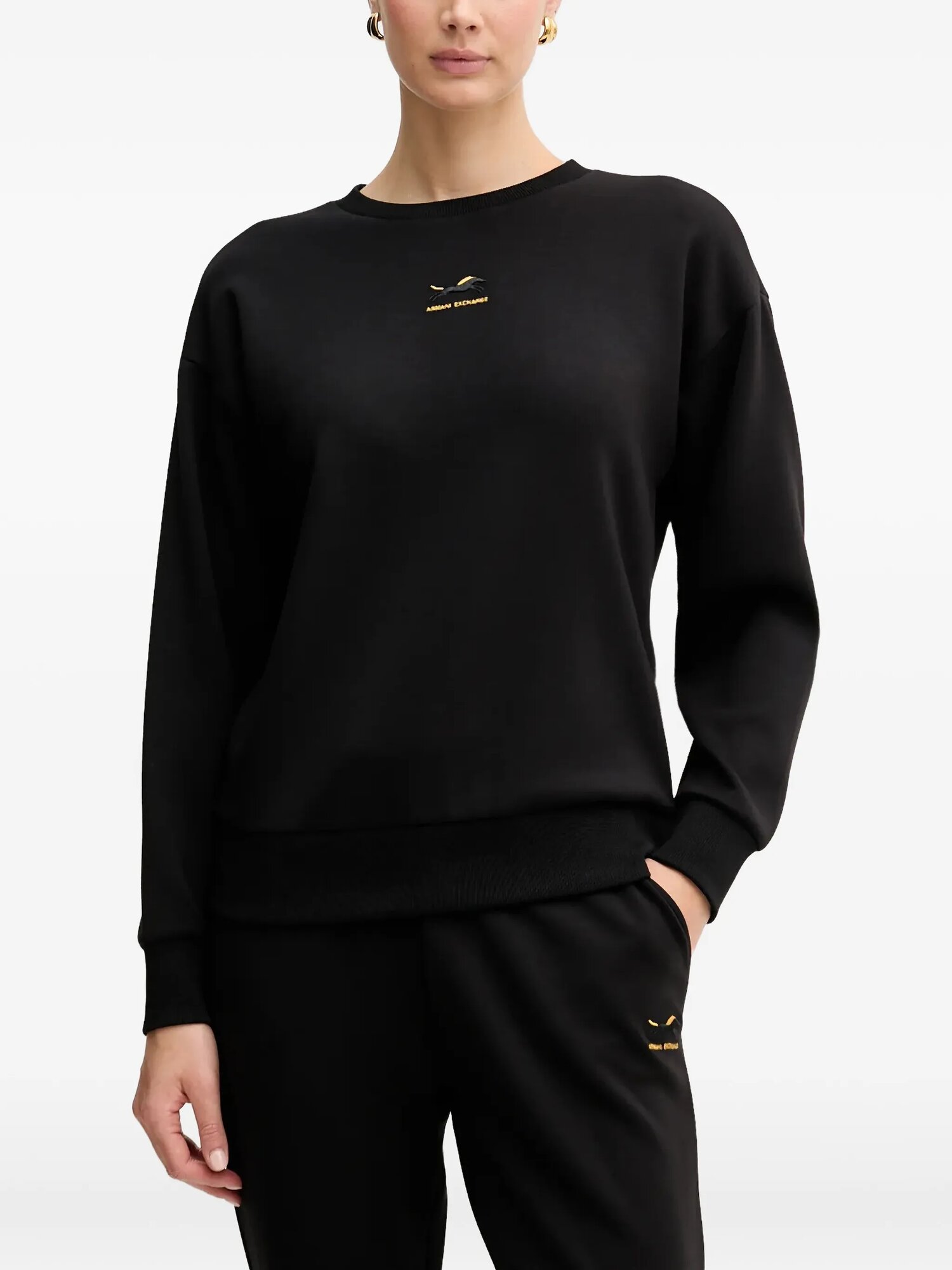 Толстовка Armani Exchange, размер S, , черный