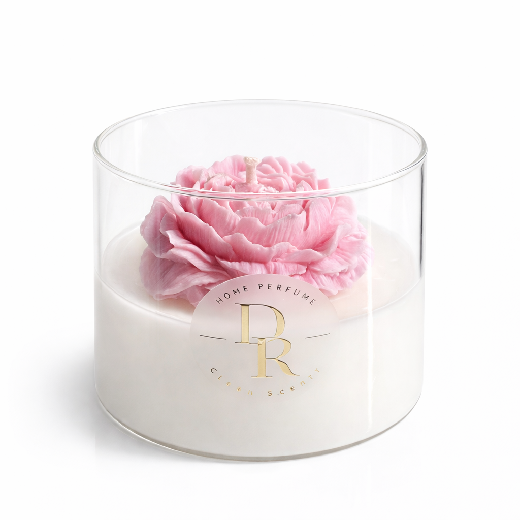 Свеча ароматическая Dea Roma с ароматом "Амбра, шафран, ваниль"кокосовый воск, 400 мл