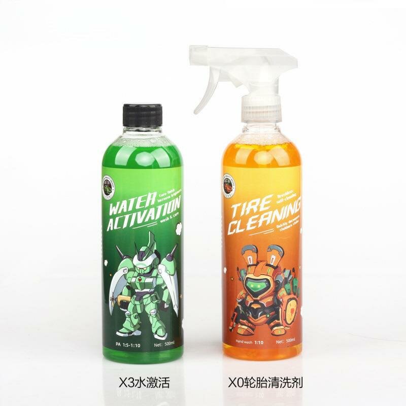 Суперконцентрированная высокопенящаяся жидкость для мойки автомобилей Xiaoyi, предварительное моющее средство, активируемое водой, для очистки шин и колес, средство для удаления грязи и песка, разжижитель.