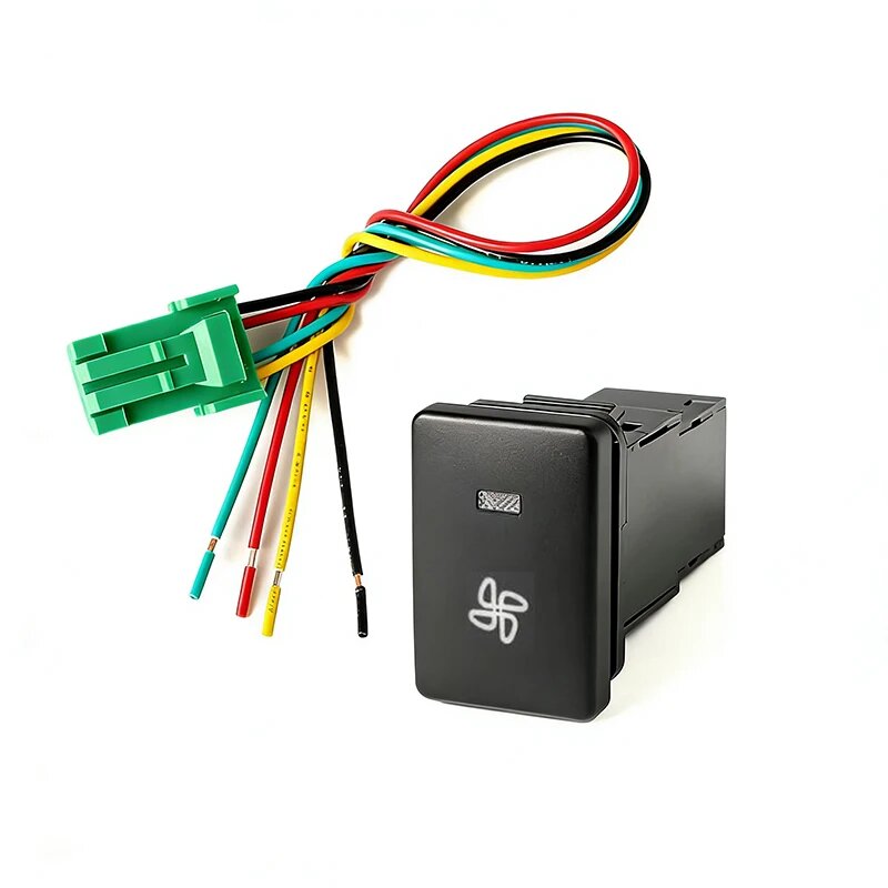 1 шт. Автомобильная оранжевая светодиодная кнопка-переключатель BSM для парковочного радара и FAN