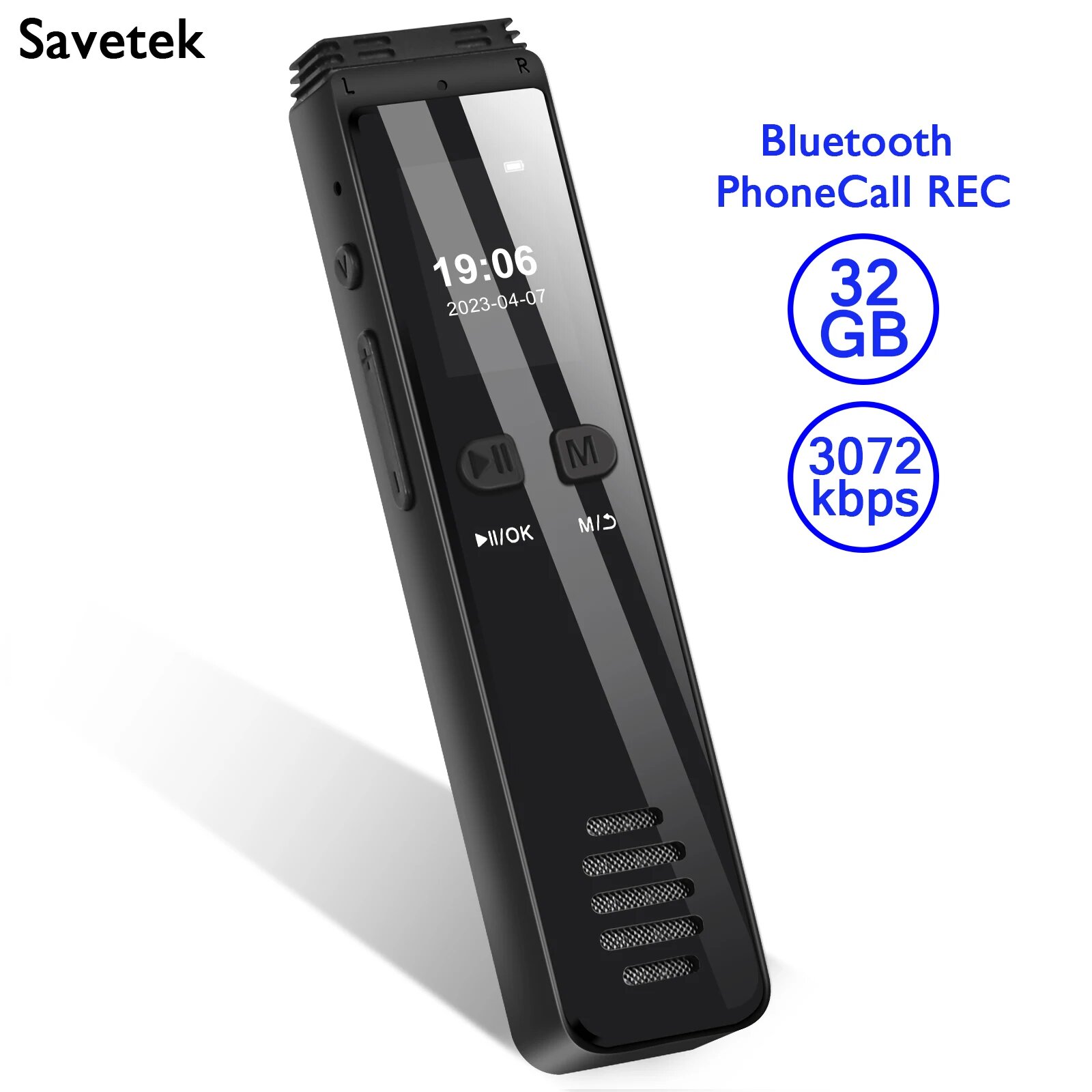 Цифровой диктофон-ручка Savetek 64 ГБ