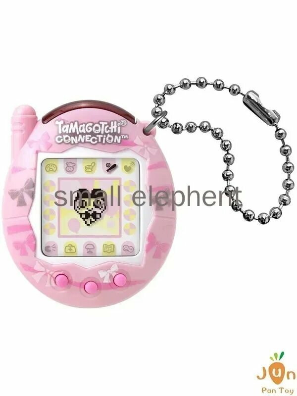 Bandai Connection Dainty Bows/ Интерактивная игрушка тамагочи для детей, с принтом бантика, в подарок на день рождения