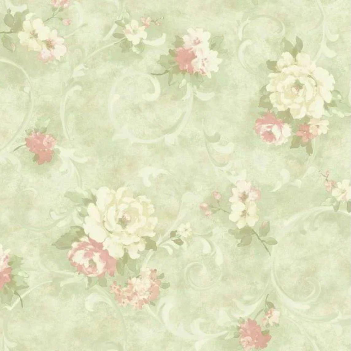 Обои York Collections Hand Painted HP0309 C; 0,68х8,20 м. , бумага , зеленый
