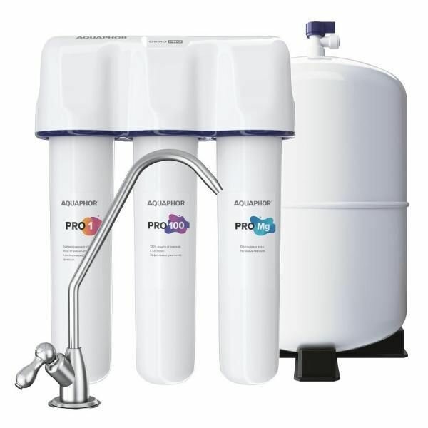 Обратноосмотическая система очистки воды Аквафор OSMO Pro-100-3-А-М