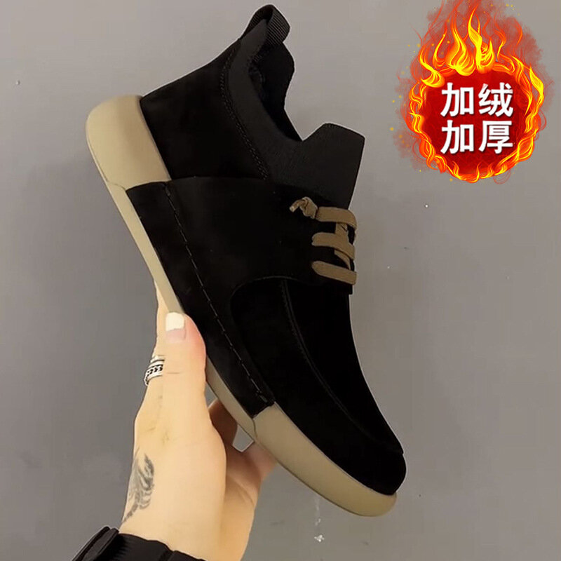 JYL Мужские кеды Для летних прогулок Дышащие Мягкая подошва Сетка/Black