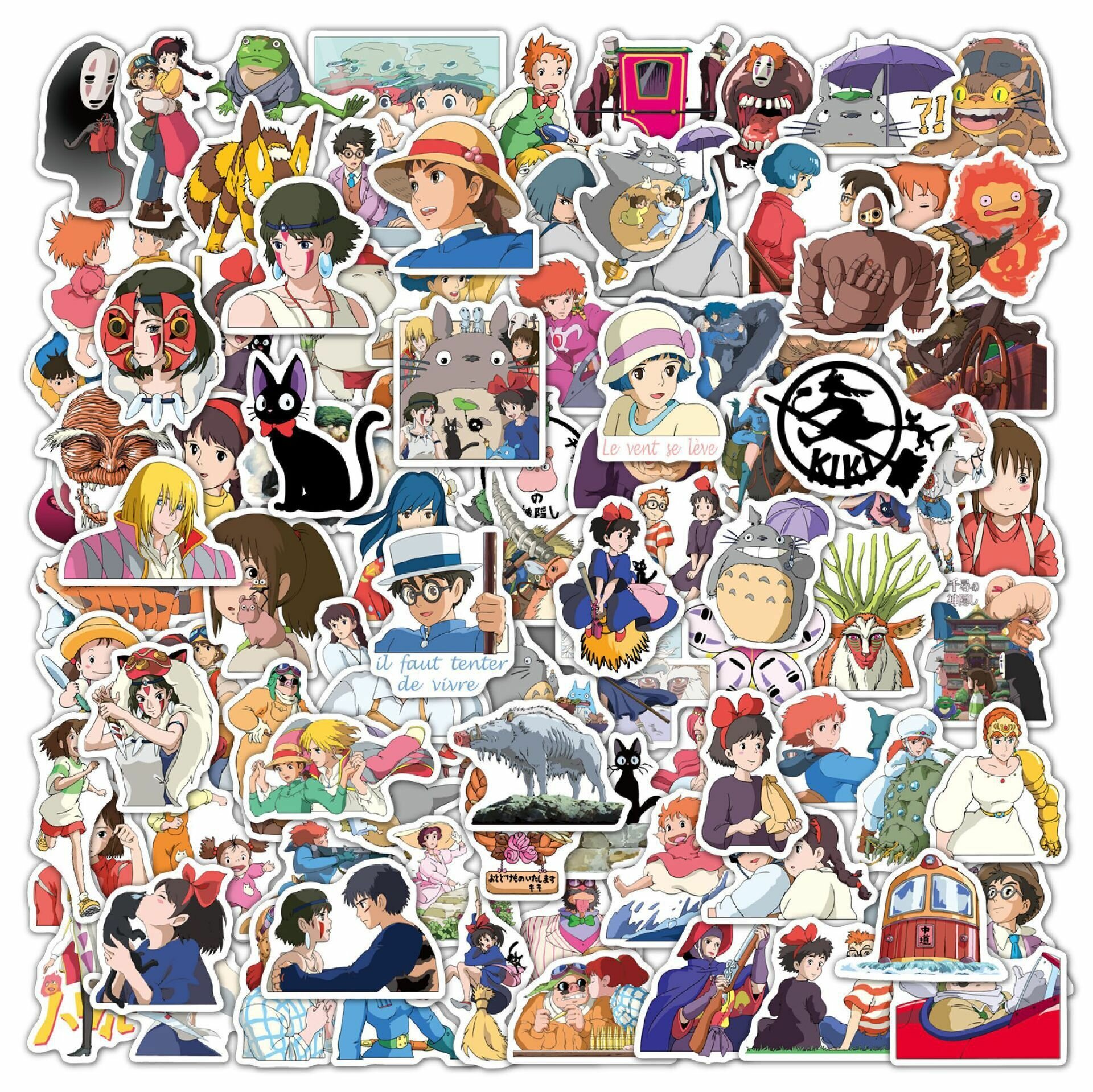 Набор наклеек Stiker Pack 50шт "ходячий замок", самоклеящиеся