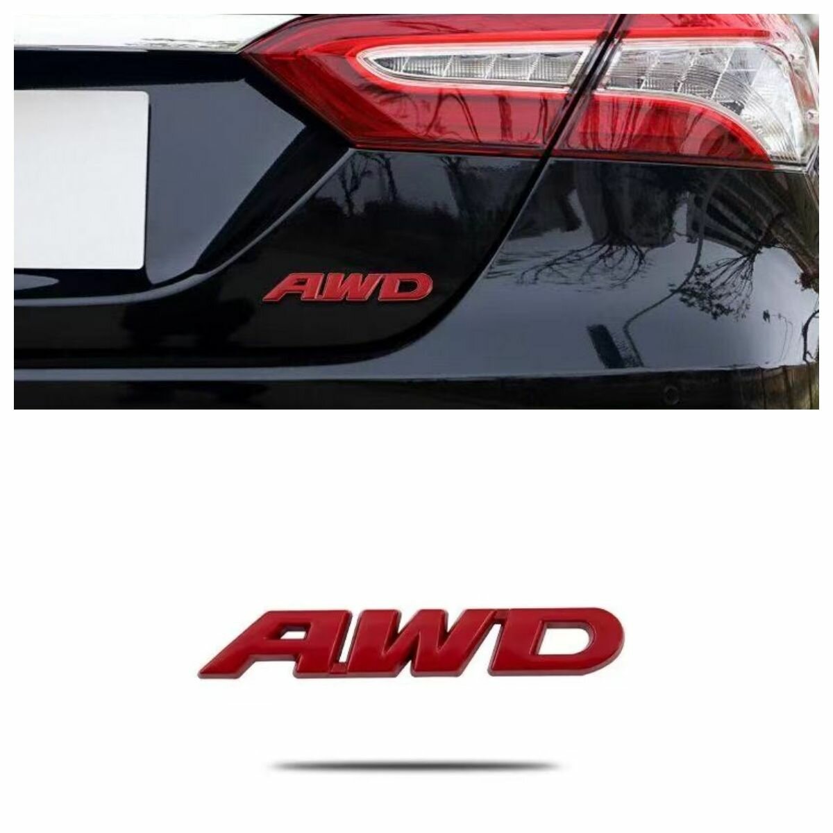 3D наклейка для авто 4WD All Wheel Drive металлическая эмблема шильдик премиум декаль для кузова автомобиля