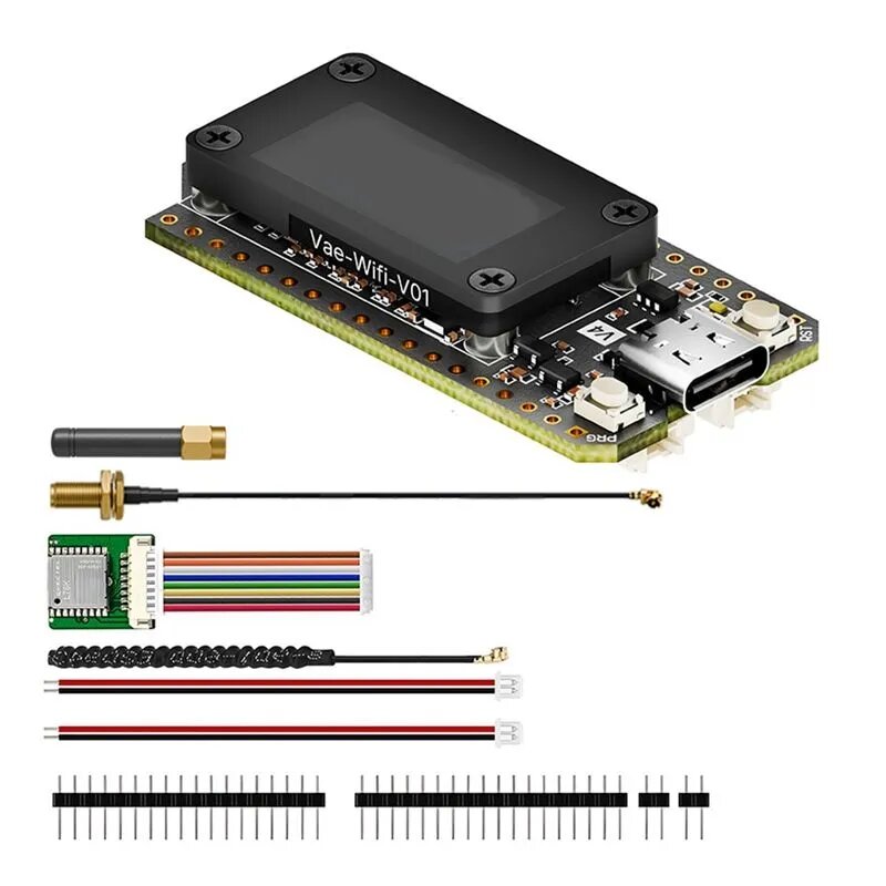(X B S Y) Meshtastic Heltec V4 OLED GPS-Модуль Для Отладочной Платы LoRa 32 С Питанием От Солнечной Энергии
