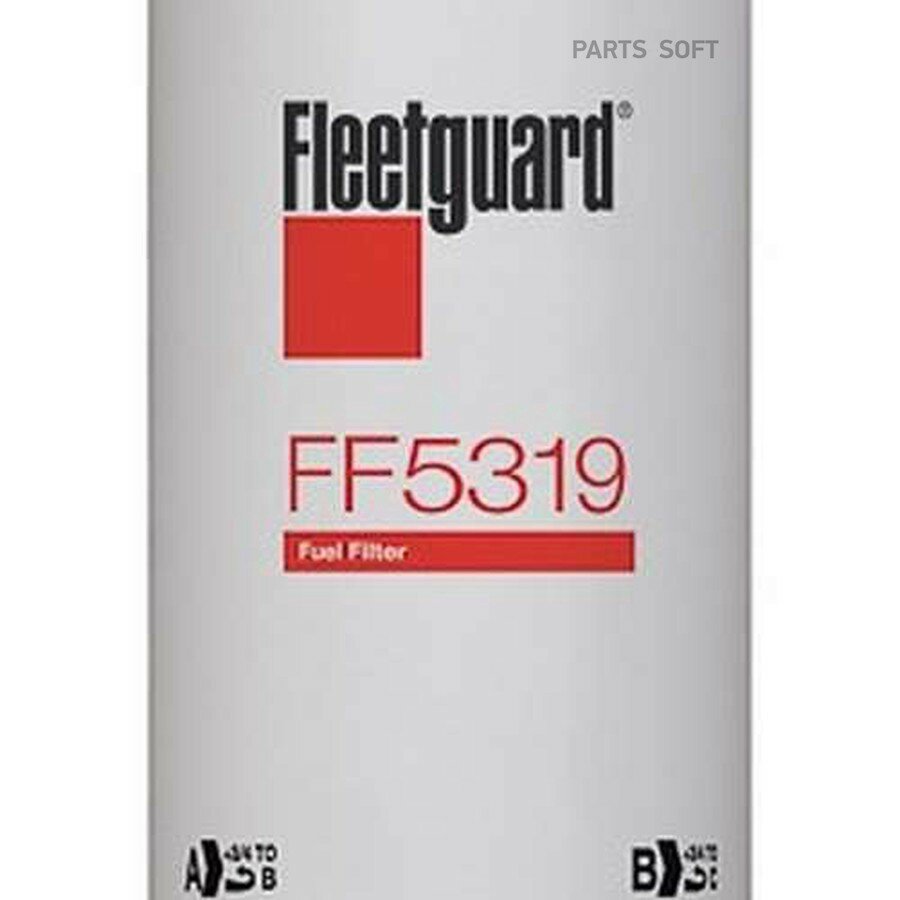 Фильтр топл. FF5319 Fleetguard от официального дистрибьютора, FLEETGUARD, артикул FF5319