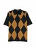 Свитер FRED PERRY Argyle-pattern button-up sweater, размер 46