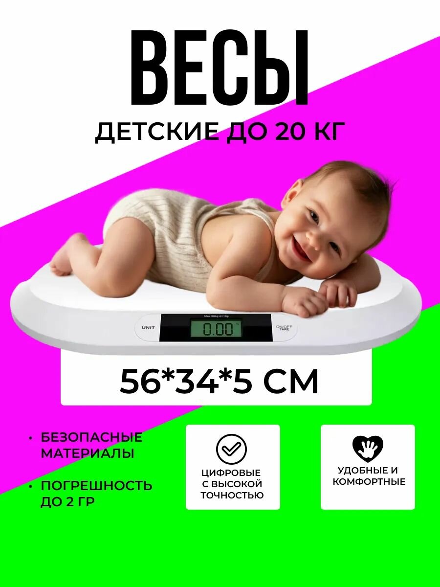 Весы детские электронные для новорожденных детей