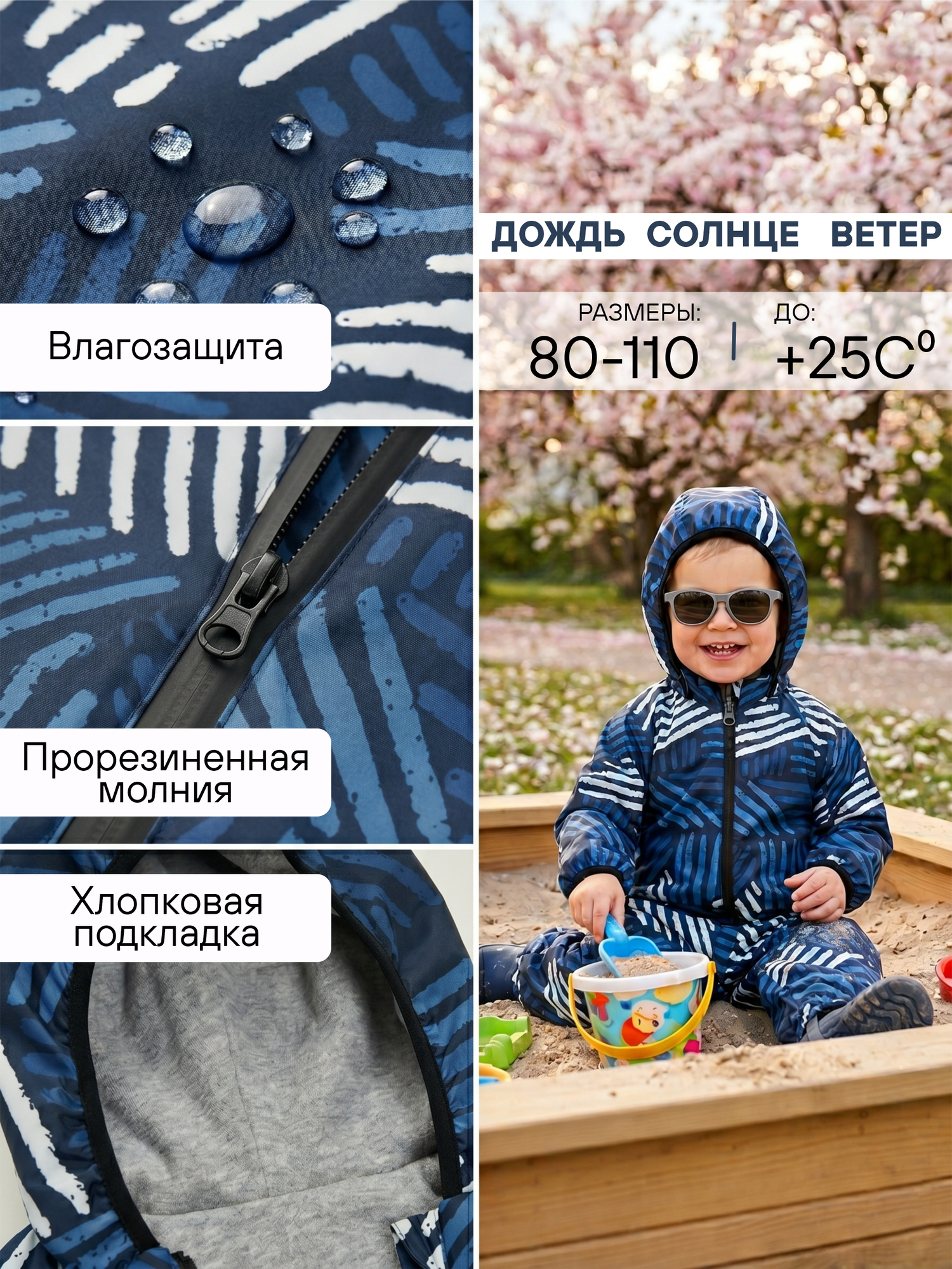 Комбинезон-дождевик Муссон 2.0
