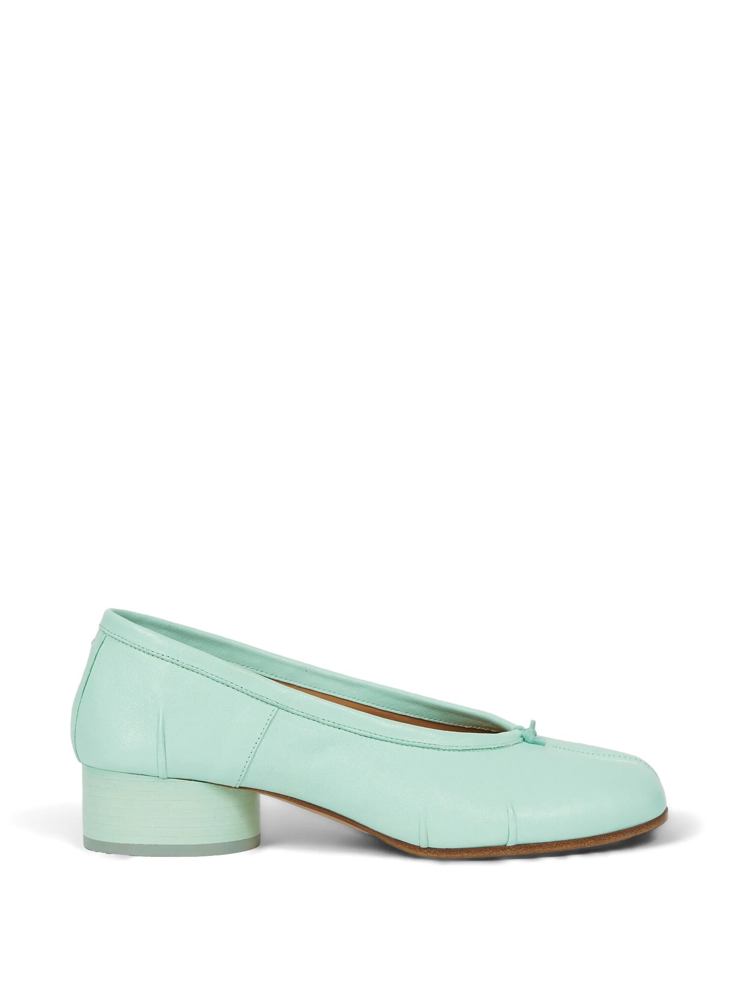 Туфли Tabi leather heeled pumps 