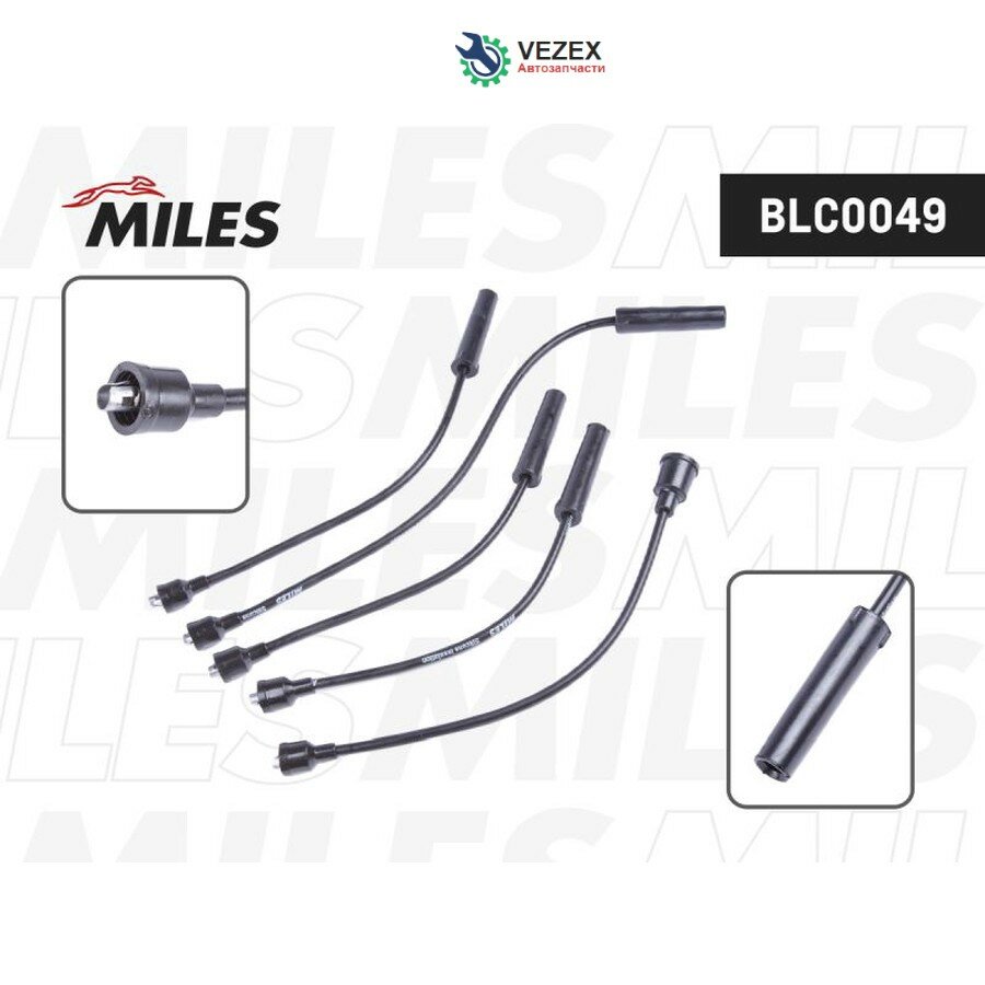 MILES BLC0049 Провода высоковольтные ЗМЗ 402 с карбюратором BLC0049