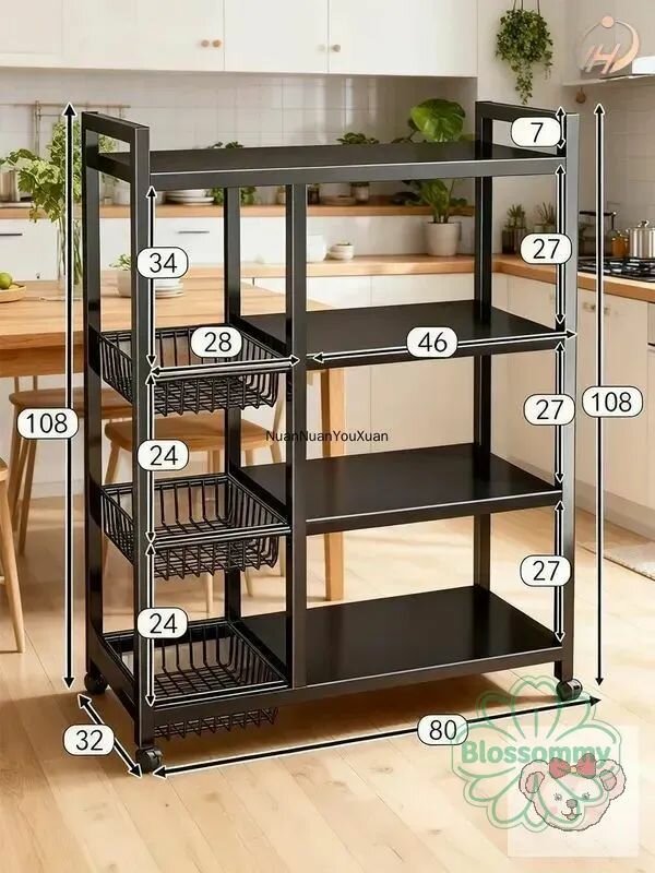 Стеллаж для ванной, 32х108х108 см