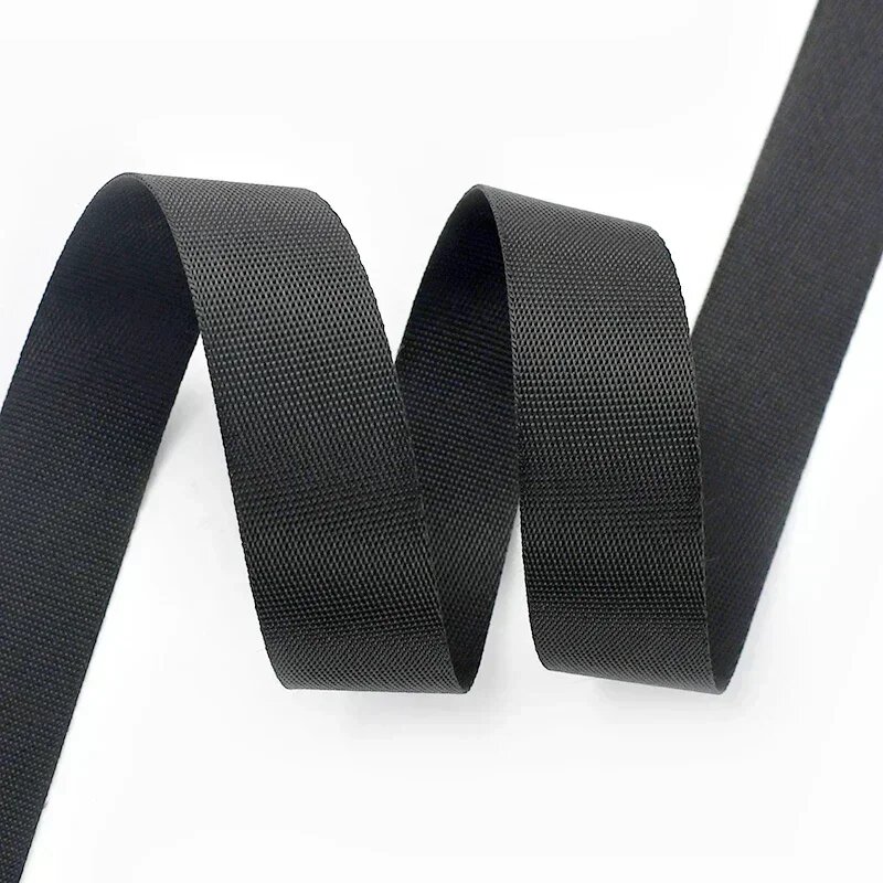 Meetee Нейлоновая Стропа 42м, 20-50мм Black, 20mm