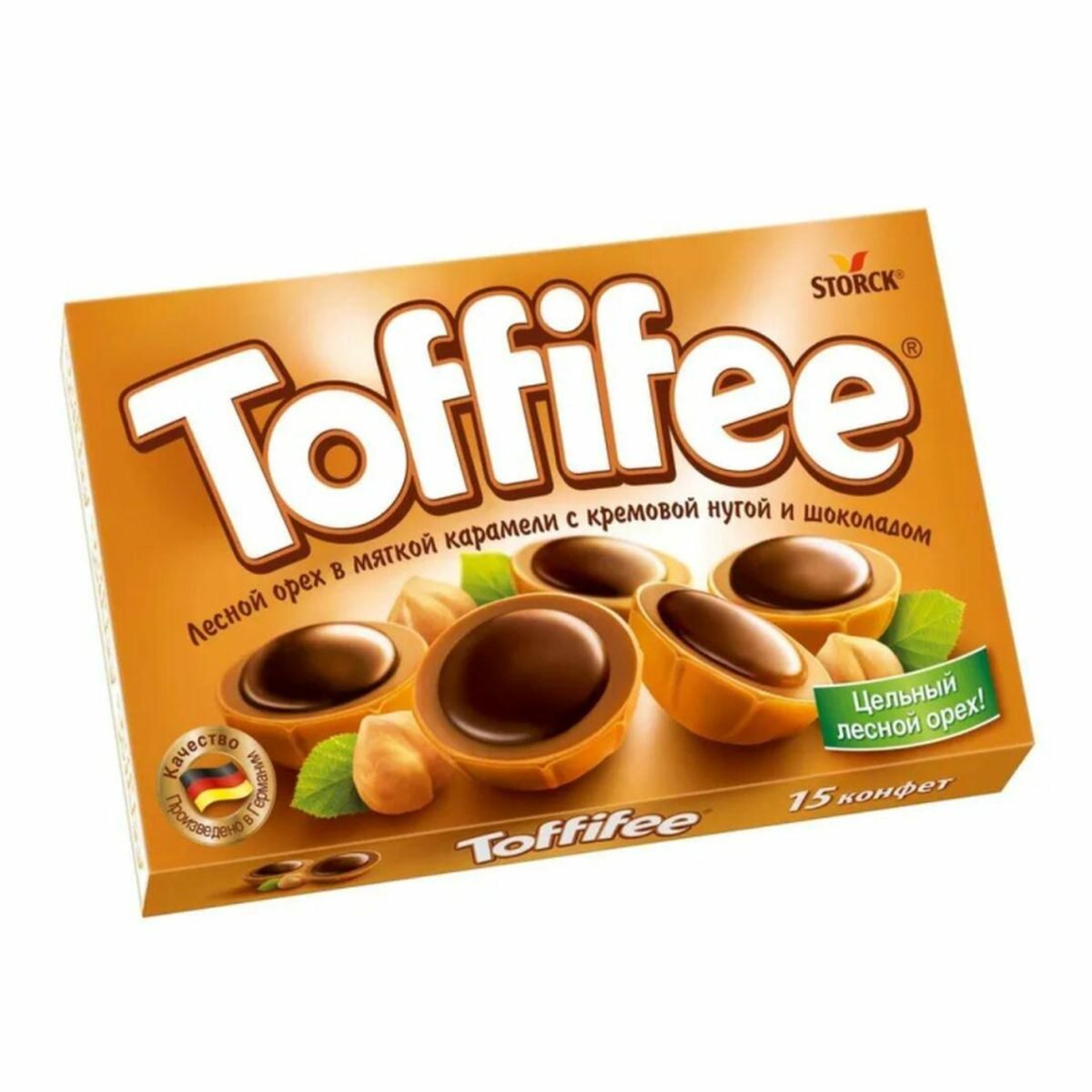 Конфеты шоколадные Toffifee (125г), 30 уп.