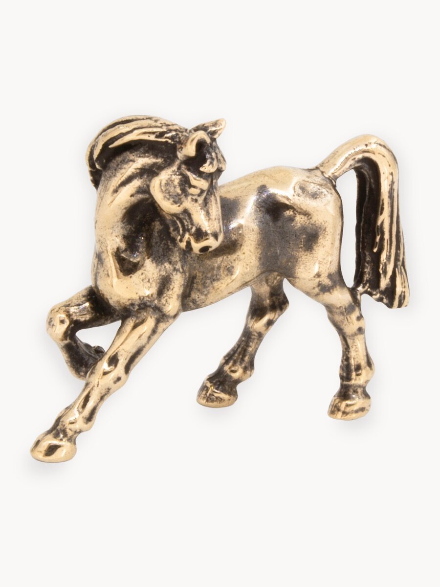 Игривый конь Фигурка Бронза