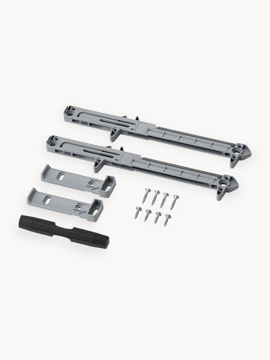 Устройство для плавного закрывания 2 шт, серый IKEA MARKHUS маркхус