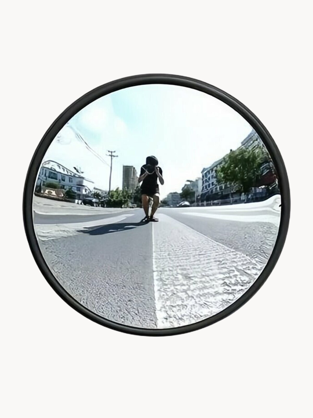 Зеркало интерьерное Домовой, выпуклое, угол обзора 160°, 30*30см