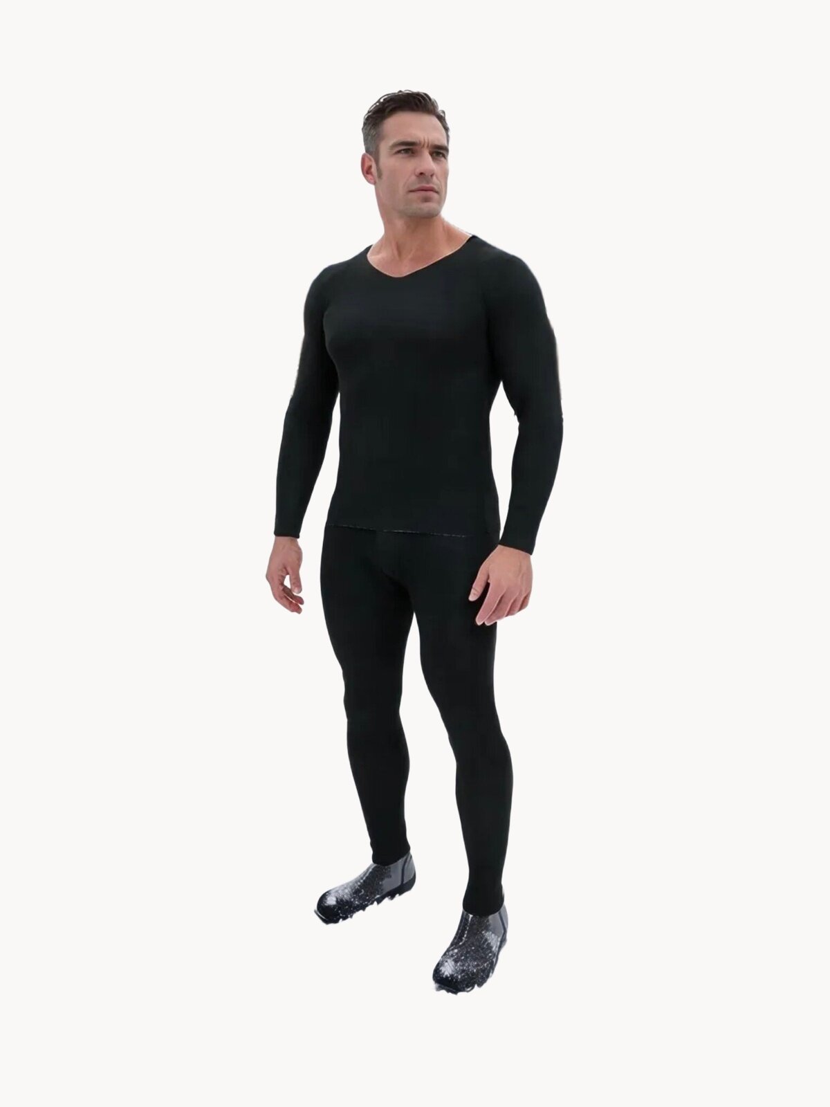 Комплект термобелья  Термобелье зимнее спортивное бесшовное (46 размер)